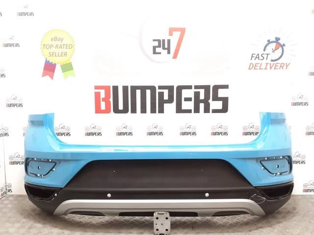 VW VOLKSWAGEN TROC T-Roc 2022 Onward Facelift Genuine Rear Bumper ...