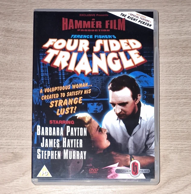 FOUR SIDED TRIANGLE - Starring Barbara Payton & James Hayter (DVD). Hammer Film. £6.99 - PicClick UK
