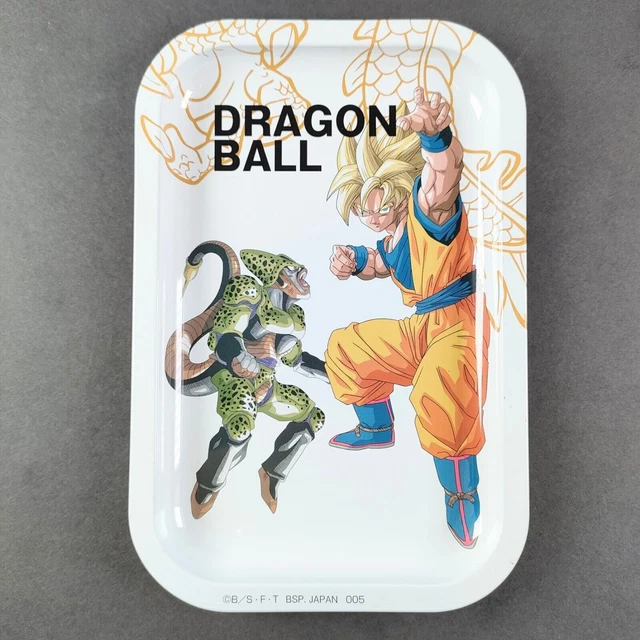 SON GOKU CELL Dragon Ball Metal Tray Ichibankuji Bandai From Japan F/S ...
