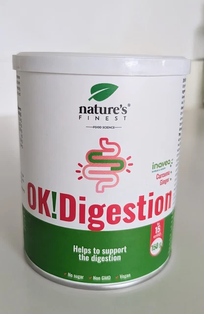 NATURE'S FINEST OK! Digestion, 150 g with Ginger ,Curcuma & Rosehip . £ ...
