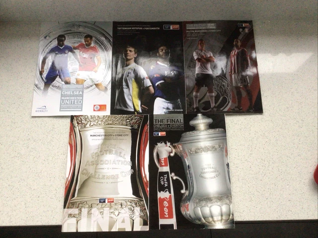 COLLECTION OF 5 FA Cup Final & Semi Final Programmes 2000’s £6.51 ...