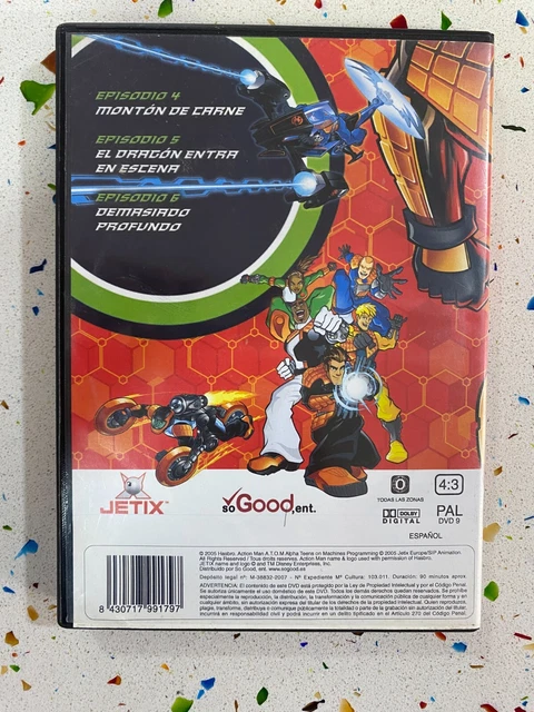 ACTION MAN VOLUME 2 - Atom Alpha Teens On Machines Episodes 4, 5 Y 6 ...