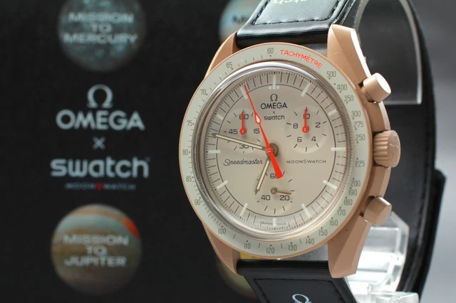 OMEGA X SWATCH Watch Bioceramic Moon Swatch collection Mission to ...