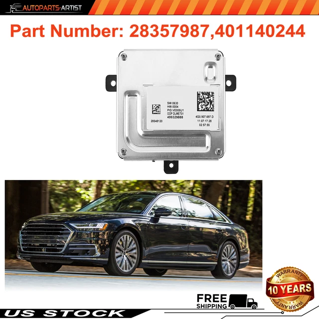 DAYTIME RUNNING LIGHT Module Drl Control Ballast For Audi Vw 4G0907697D ...