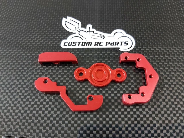 TAMIYA RED TA01, TA02, DF01 Aluminium gearbox reinforcement set £36.70 ...