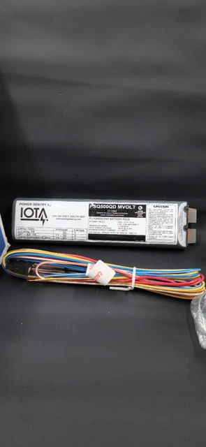 POWER SENTRY PSQ500QD MVOLT Emergency Fluorescent Battery Pack – Open ...
