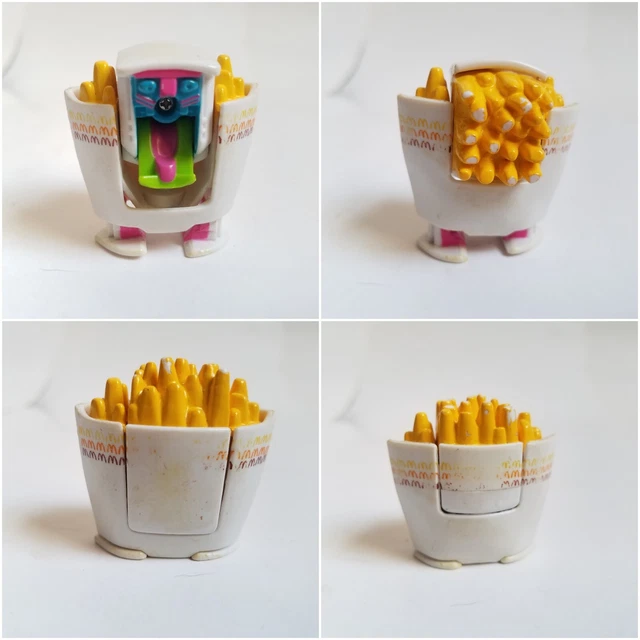 FRENCH FRIES MCDONALDS Changeable Happy Meal Toys Transformers 1988 $12 ...