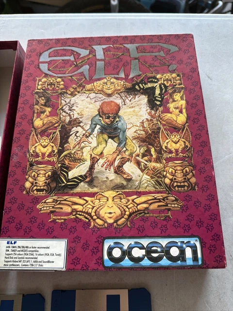 ELF JEU PC Vintage Rare Océan Complet Français Disquette Tbe EUR 49,99 ...