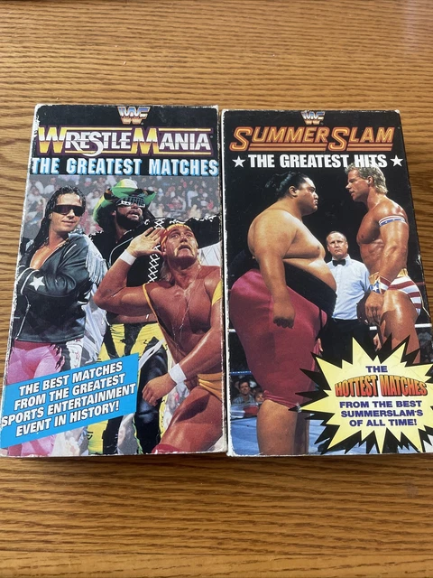 WWF SUMMER SLAM: The Greatest Hits / Greatest Matches VHS $18.99 ...