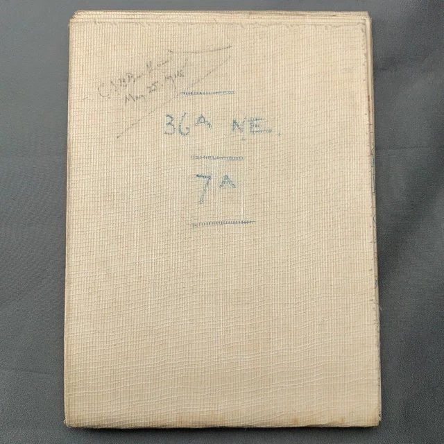 MERVILLE FRANCE GERMAN Spring Offensive WW1 Trench Map 1:20,000 36a NE ...