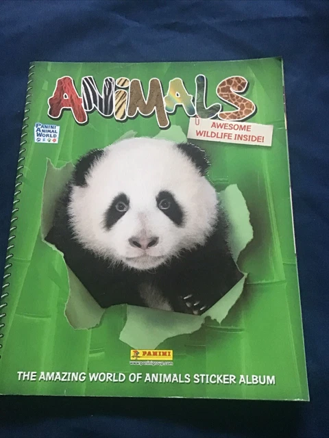 PANINI ANIMALS VERY Rare Sticker Album - FREE UK P&P £15.00 - PicClick UK