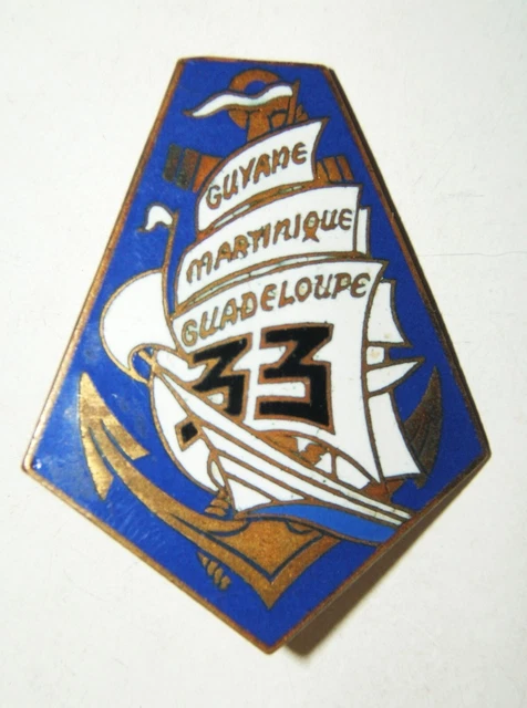 INSIGNE 33° REGIMENT D'INFANTERIE DE MARINE - Drago EUR 6,00 - PicClick FR