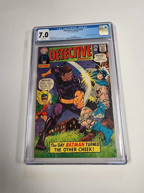 DETECTIVE COMICS #370 DC 1967 âge d'argent CGC 7,0 1er art Neal Adams ...
