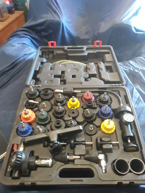 MASTER COOLING RADIATOR Pressure Kit with Vacuum Purge and Refill 33pc ...