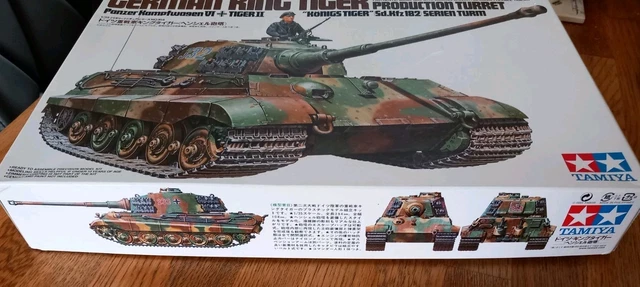 TAMIYA GERMAN KING Tiger Tank Scale 1/35 EUR 25,28 - PicClick DE