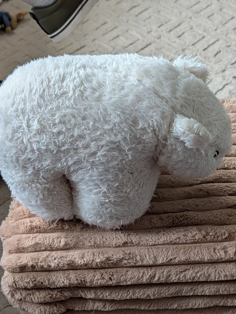 VINTAGE VERY OLD Hard Stuffed Polar Bear Possible 70s Era Retro Toy £26 ...
