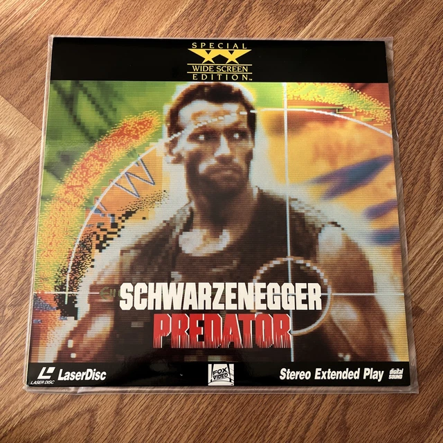 PREDATOR (LASERDISC) WIDESCREEN Schwarzenegger Carl Weathers GREAT FILM ...