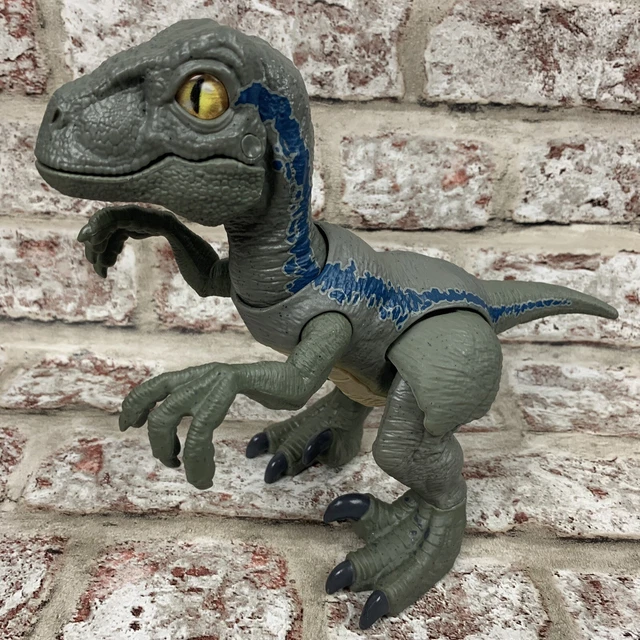 JURASSIC WORLD DINO Rivals Primal Pals Blue Velociraptor Movement ...