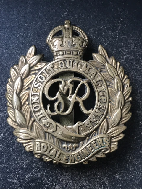 ROYAL ENGINEERS ORIGINAL British Army Cap Badge WW2 £14.00 - PicClick UK