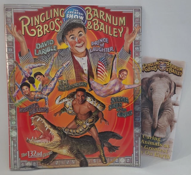 THE GREATEST SHOW Ringling Bros Barnum & Bailey 132nd Circus Program ...