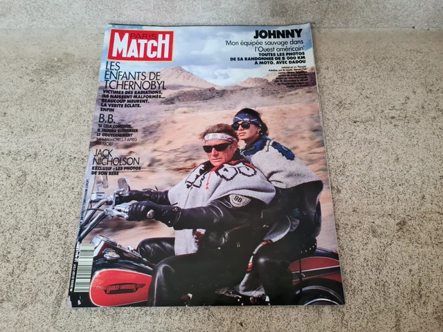 PARIS MATCH N°2137 du 10/05/1990- Johnny l'Ouest américain-Enfants de ...