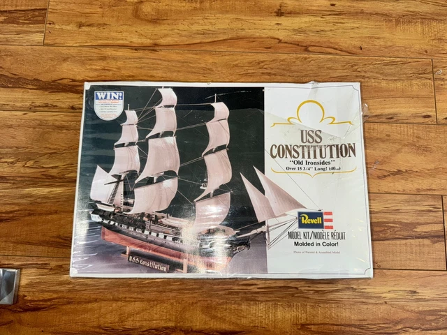 REVELL USS CONSTITUTION “Old Ironsides” Model Ship Kit – Over 15.75 ...