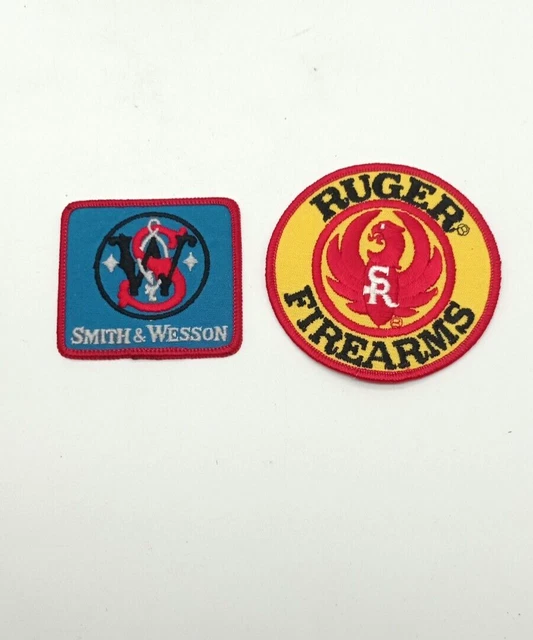 RUGER FIREARMS AUFNÄHER Patches Smith&Wesson vintage 80er/90er Waffen ...