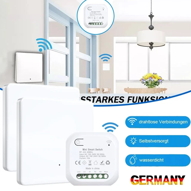 Spannende Funk Lichtschalter Mit Sender Und Empfanger Fotos