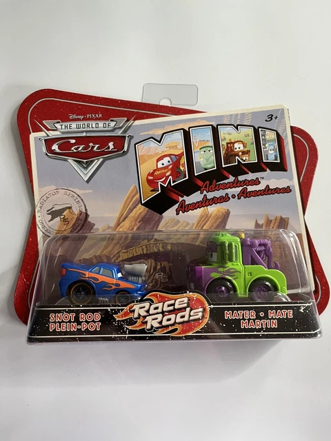 DISNEY PIXAR CARS Adventures Snot Rod And Mater Race Rods $50.00 ...