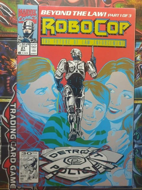 ROBOCOP #21 (NOV 1991, Marvel Comics) Future Law Enforcement $15.32 ...
