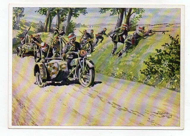 ORIGINAL VINTAGE GERMAN Ww2 Postcard/Postkarte 15X10 Cms ...