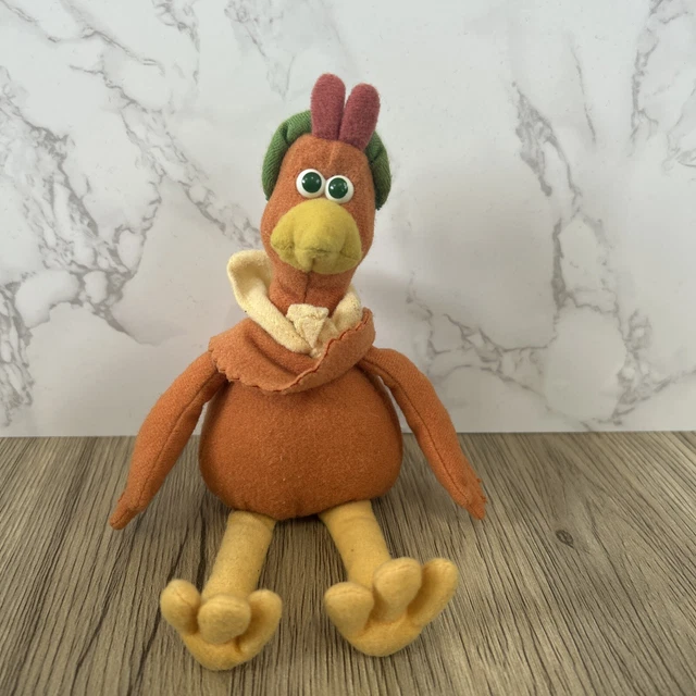 CHICKEN RUN SOFT Plush Toy Ginger Aardman Dreamworks 1999 Vivid ...
