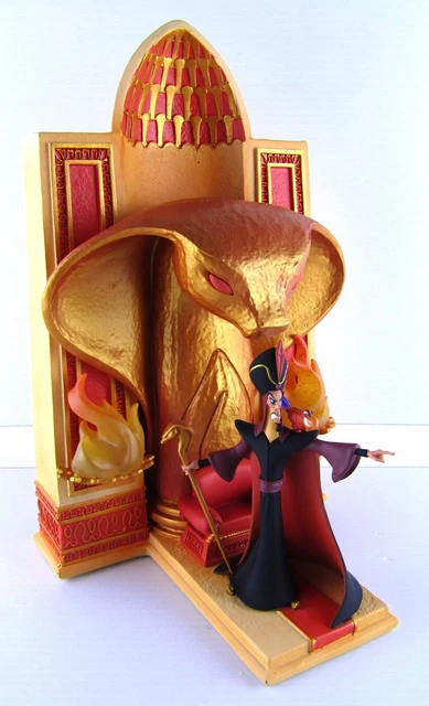ART OF DISNEY Aladdin's Jafar Light Up Figurine at Cobra's Throne, 12 ...