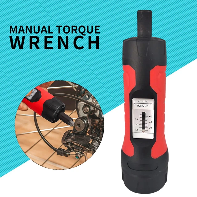PORTABLE MANUAL TORQUE Wrench 1/4" Drive Preset Torque Driver ...