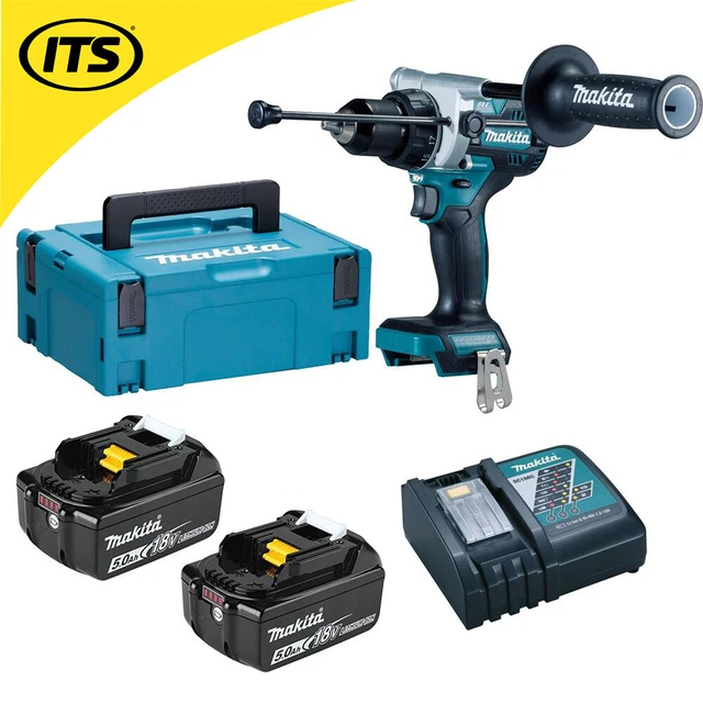 MAKITA DHP486RTJ 18V LXT Brushless Heavy Duty Combi Drill with 2x 5.0Ah £356.39 - PicClick UK