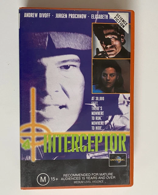 INTERCEPTOR [VHS] CIC Taft Video PAL Big Box Ex-Rental Tape Action Sci ...