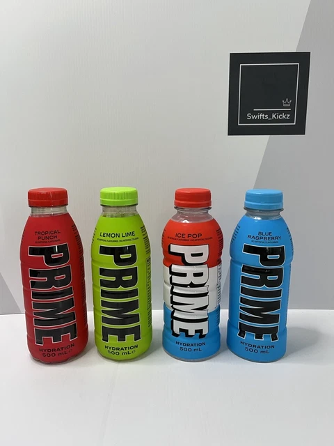 PRIME HYDRATION DRINK By Ksi & Logan Paul - Tropical / Lime / Ice Pop ...