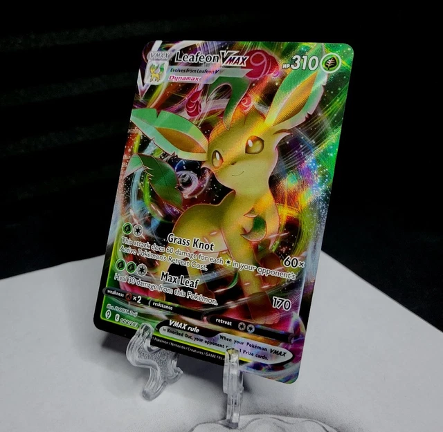 LEAFEON VMAX - 008 Evolving Skies NM/M Pack Fresh Pokemon Card $6.50 ...