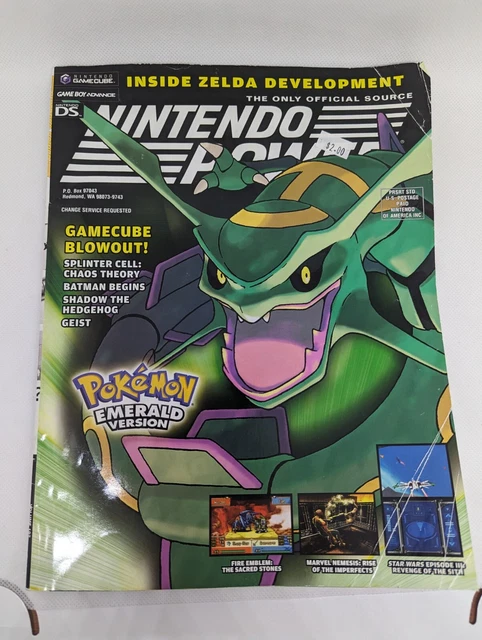 NINTENDO POWER MAGAZINE Volume 192 Pokemon + Castlevania - Free Ship No ...