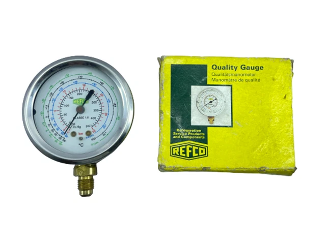 REFCO MR-300-DS-R22 HIGH Pressure Bourdon Oil Pressure Gauge 7648601 £113.78 - PicClick UK
