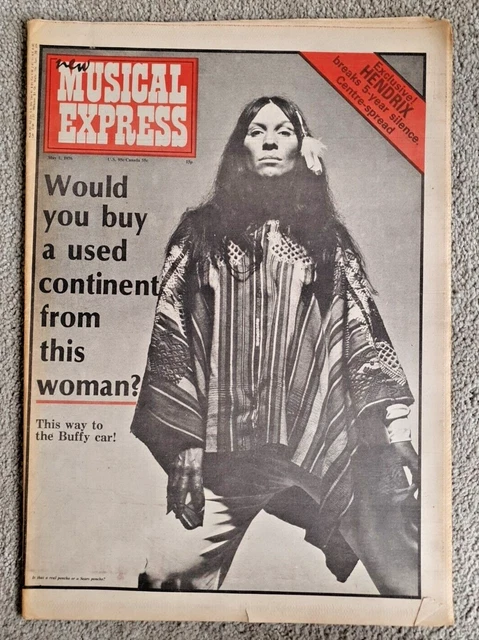 VINTAGE NME MAGAZINE 1 May 1976 Jimi Hendrix Exclsuive Graham Parker ...