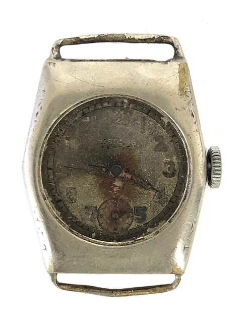 VINTAGE 1940S SWISS MENS NISSENS EXACTA WATCH WITH 15 JEWEL MOVEMENT ...