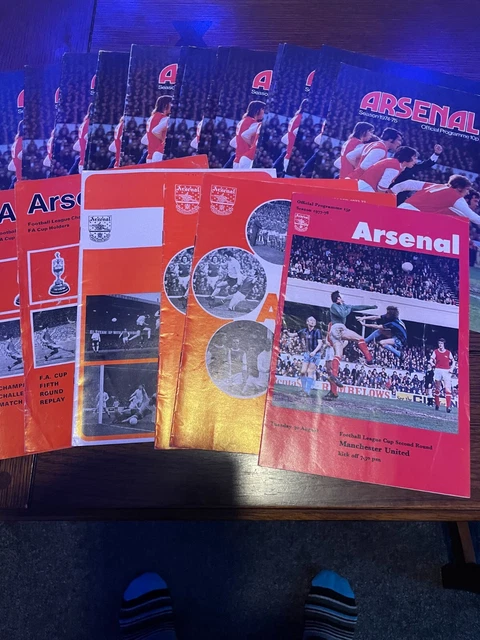 ARSENAL FOOTBALL PROGRAMMES 1970s £1.00 - PicClick UK
