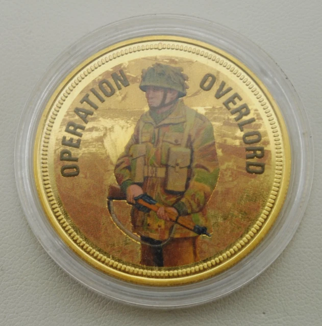 OPERATION OVERLORD COMMEMORATIVE Coin £6.00 - PicClick UK