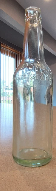 Vintage Old Style Lager Glass Beer Aqua Glass Bottle G Heileman Brewing £1254 Picclick Uk