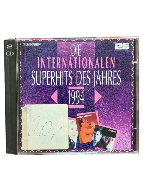 POP MUSIQUE SAMPLER 1994 Double CD Superhits 90s EUR 6,95 - PicClick FR