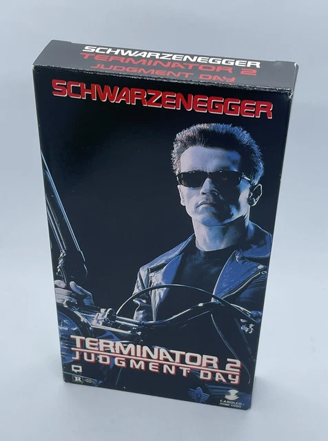 TERMINATOR 2 JUDGMENT Day VHS Movie Tape Video Tested SEE PIC Vintage ...