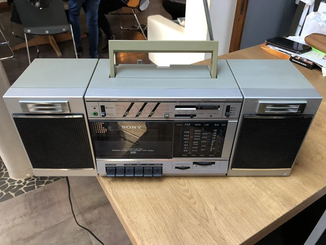 RARE SONY CFS-3000L /Boombox Ghetto Blaster Année 80 Excellent État ...