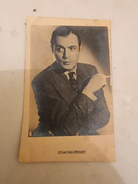 POSTCARD. ACTOR ACTRESS. Charles Boyer. 1930s. Vintage EUR 4,90 ...
