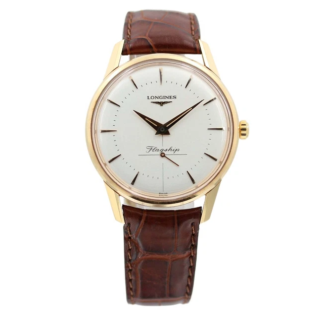 LONGINES FLAGSHIP HERITAGE 35 mm, or jaune 18 carats, réf.L4.746.6.72.0, B+P EUR 2.950,00 ...